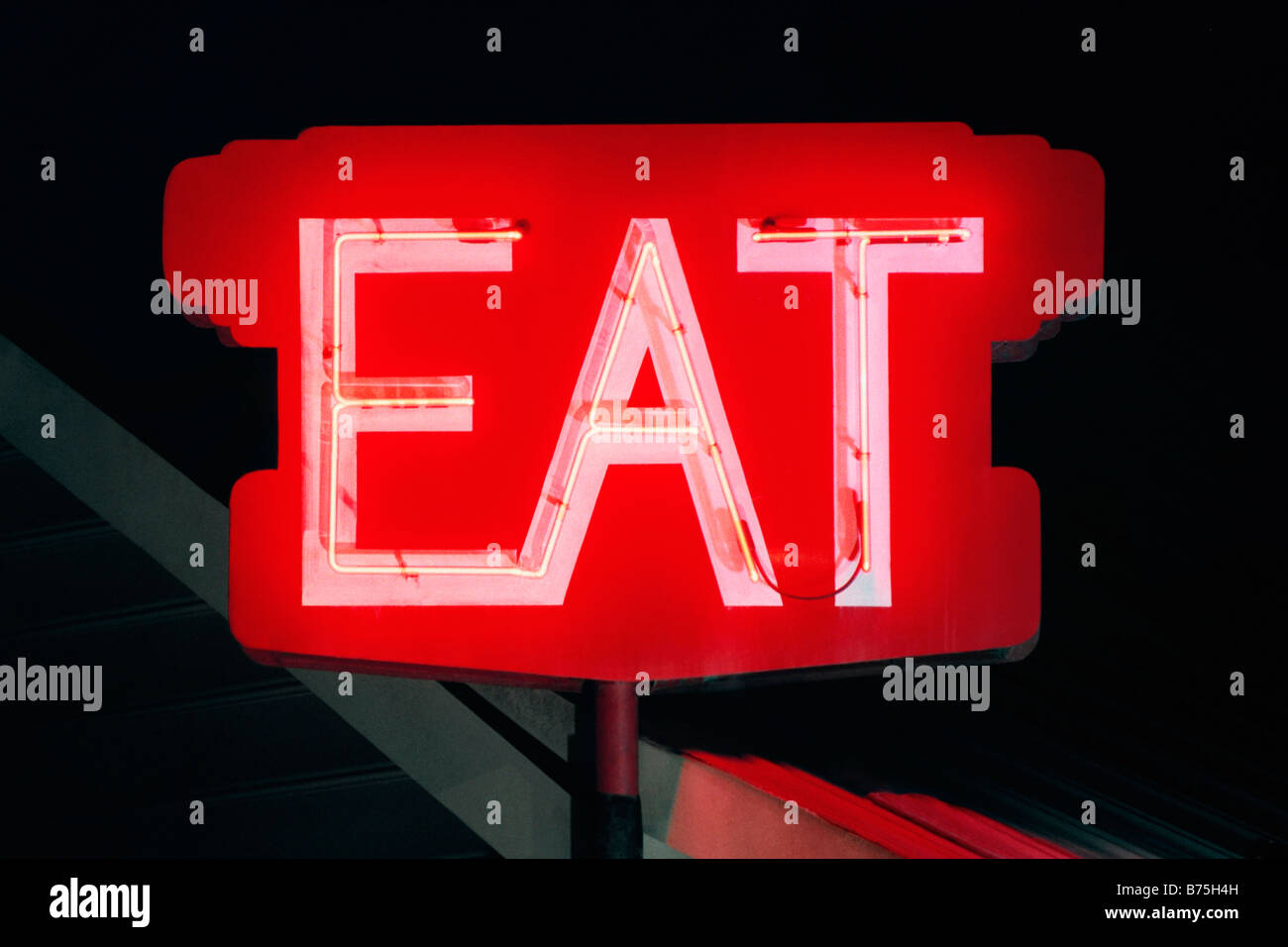Neon fine dining sign hi-res stock photography and images - Alamy