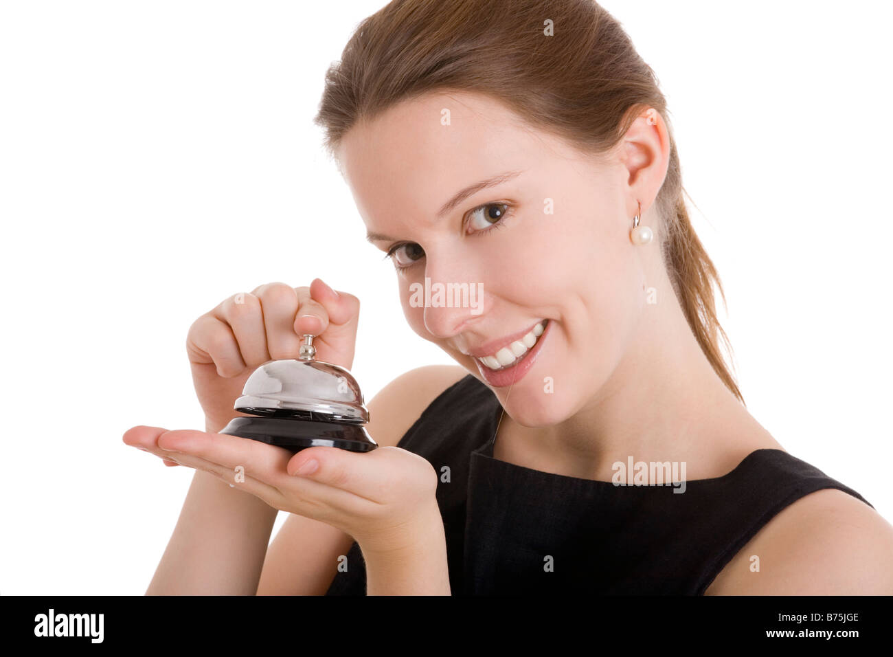 Bell ringing icon hi-res stock photography and images - Alamy