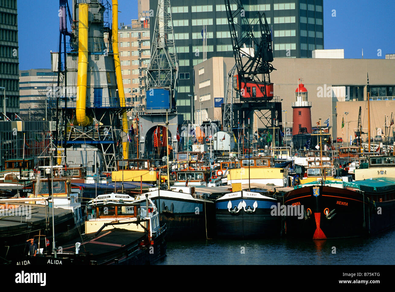 Rotterdam barge boat hi-res stock photography and images - Alamy