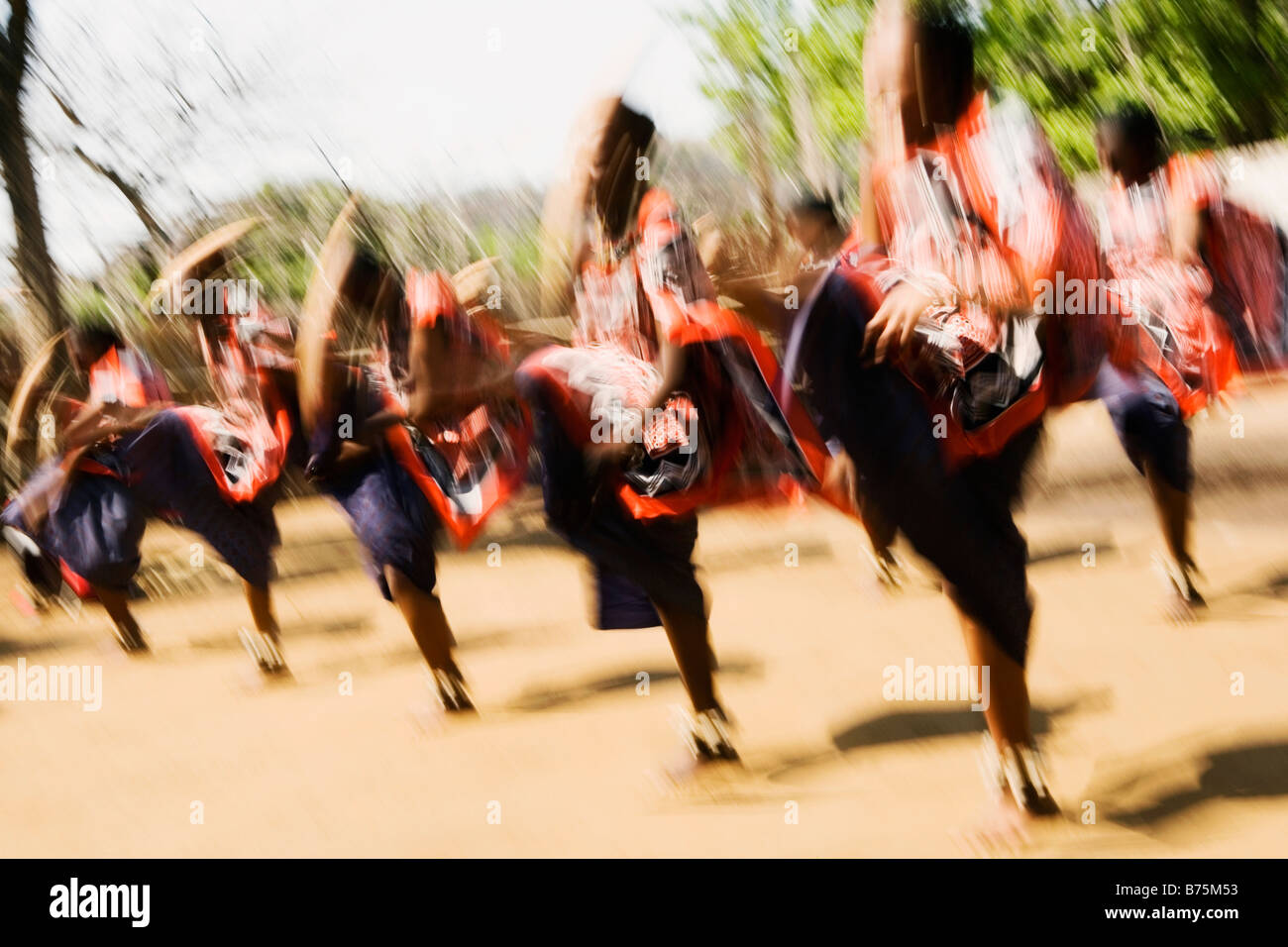 Group of people performing traditional dance Stock Photo - Alamy