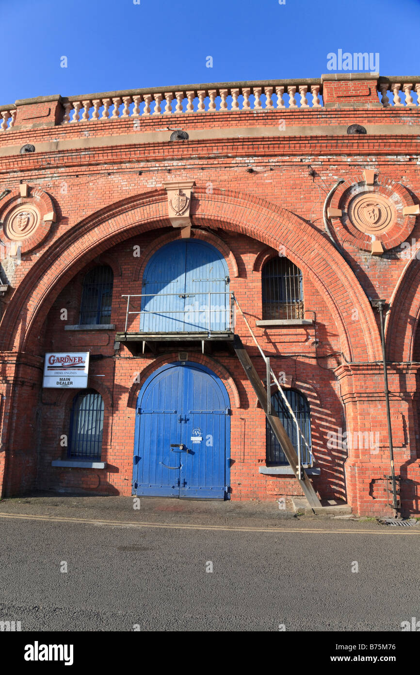 Attractive Workshops, in red brick arches on Ramsgate Waterfront Stock ...