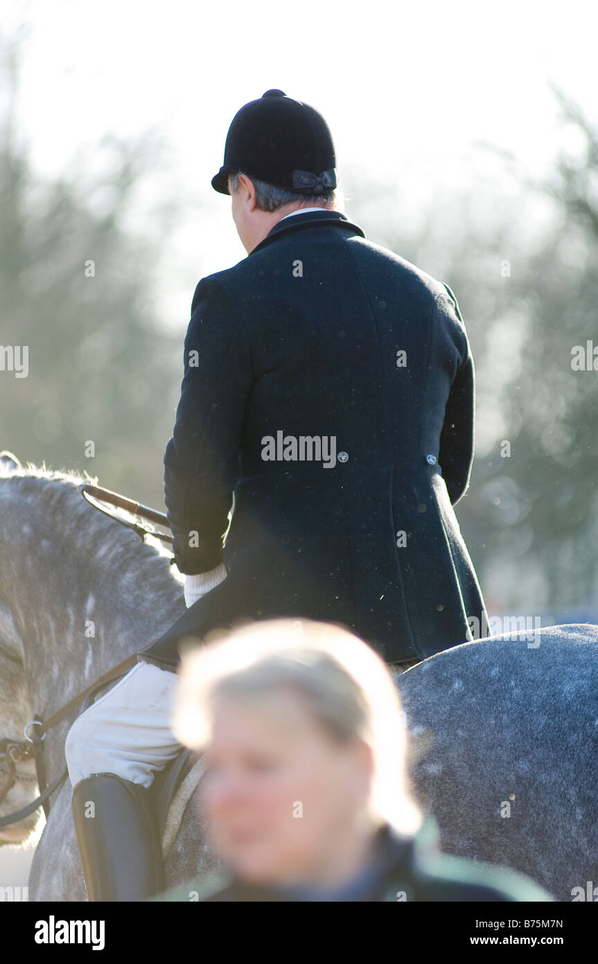 Teh Avon Vale Hunt on it's traditional Boxing day Fox Hunt Stock Photo ...