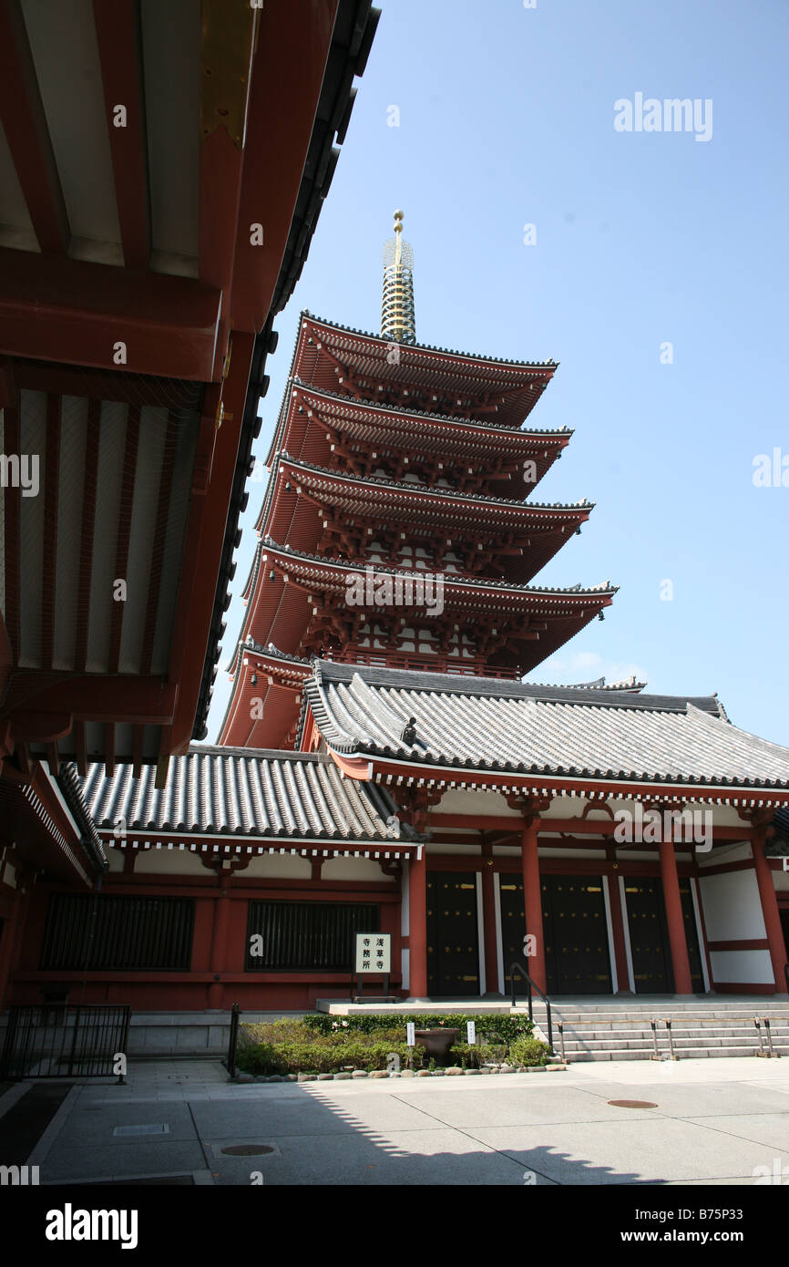 Japan Sensoji temple Stock Photo - Alamy