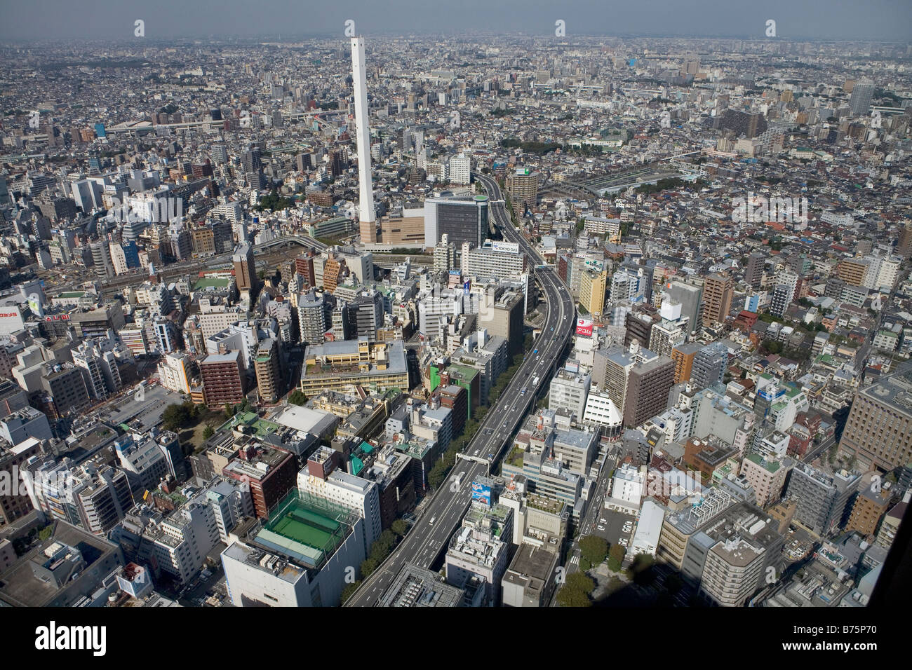 areal view of Tokyo capital of japan Stock Photo - Alamy