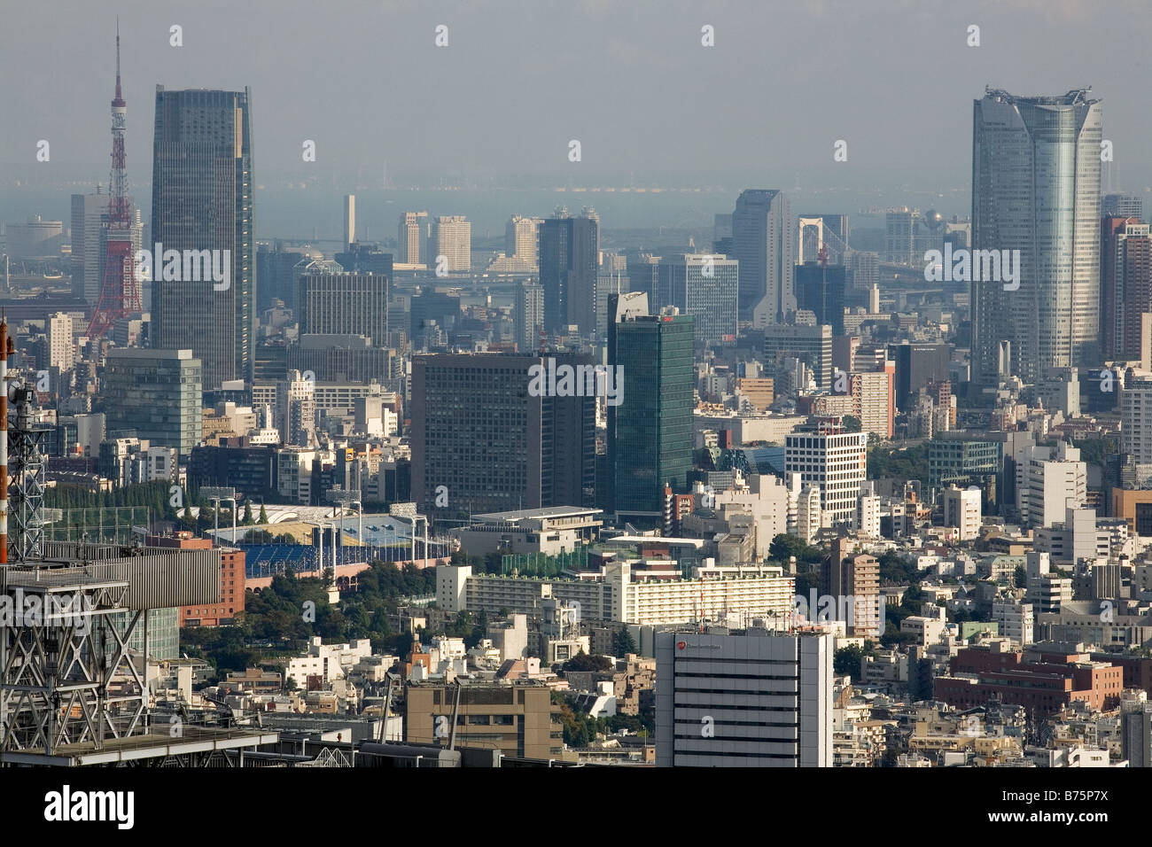 areal view of Tokyo capital of japan Stock Photo - Alamy