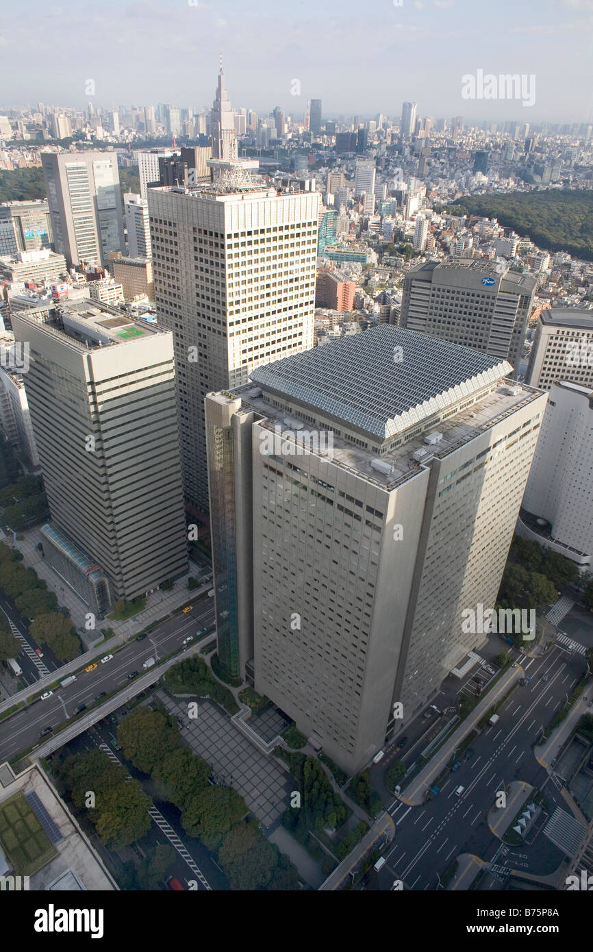 areal view of Tokyo capital of japan Stock Photo - Alamy