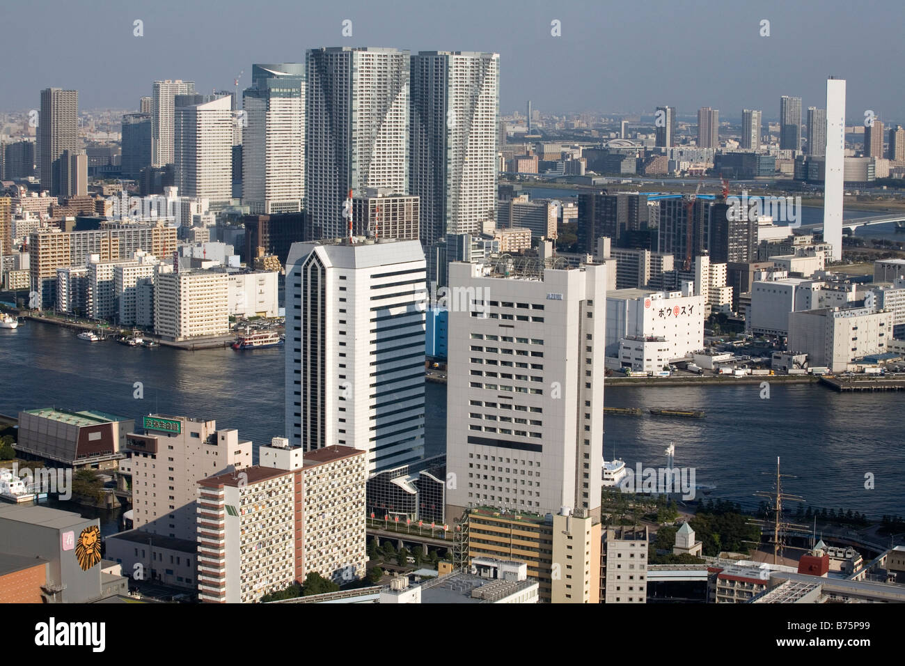 areal view of Tokyo capital of japan Stock Photo - Alamy