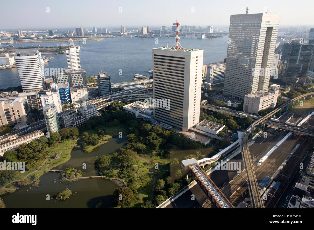 areal view of Tokyo capital of japan Stock Photo - Alamy