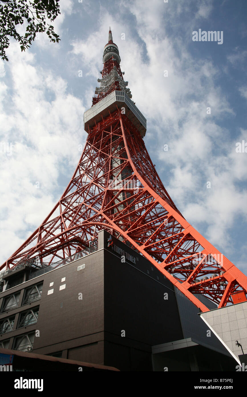 Tokyo tower in Tokyo capital of japan Stock Photo - Alamy