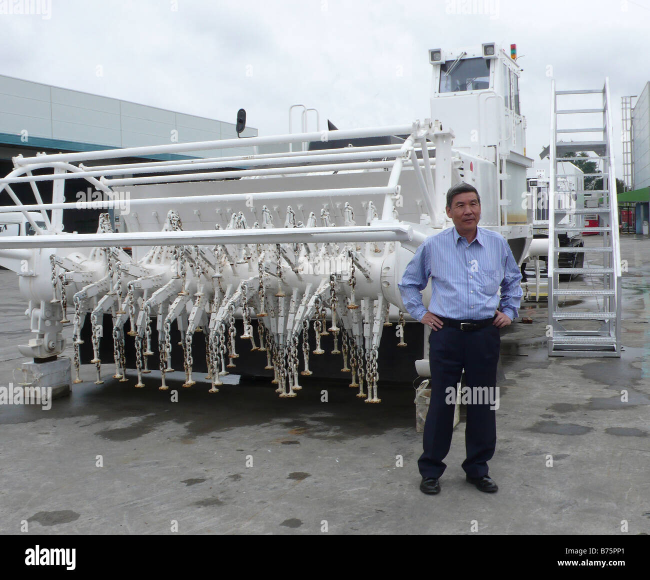 Japan has invested technology in mine clearing equipment being used by ...