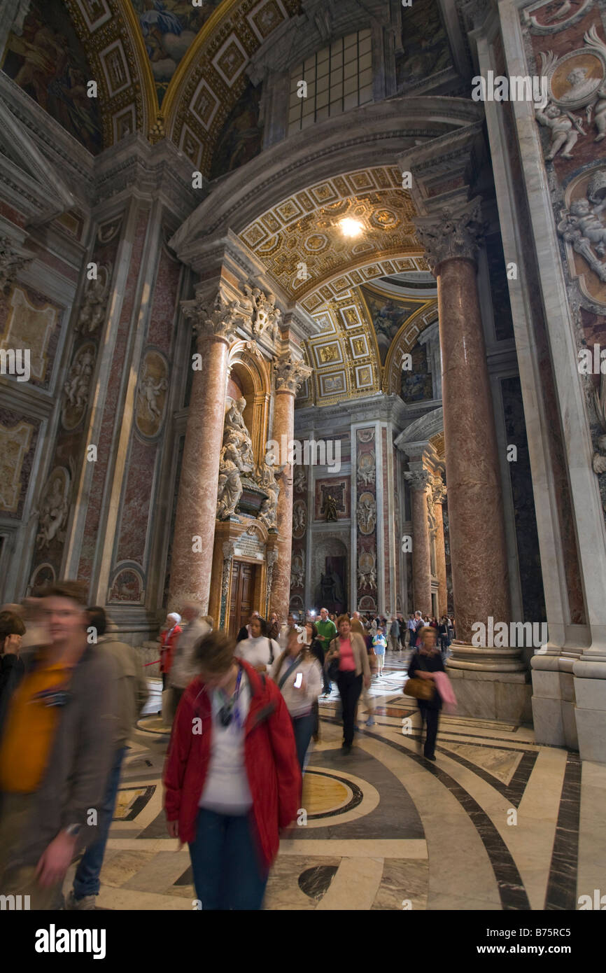 Interior of St Peter s Basilica Rome Italy Stock Photo - Alamy