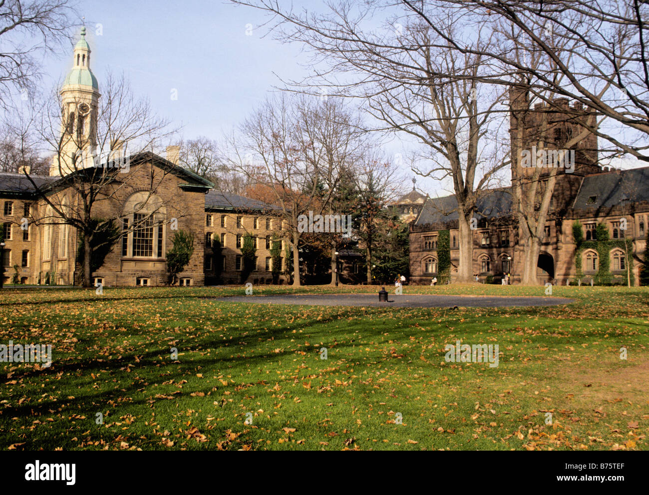 Princeton New Jersey Princeton University Campus Nassau Hall and East ...
