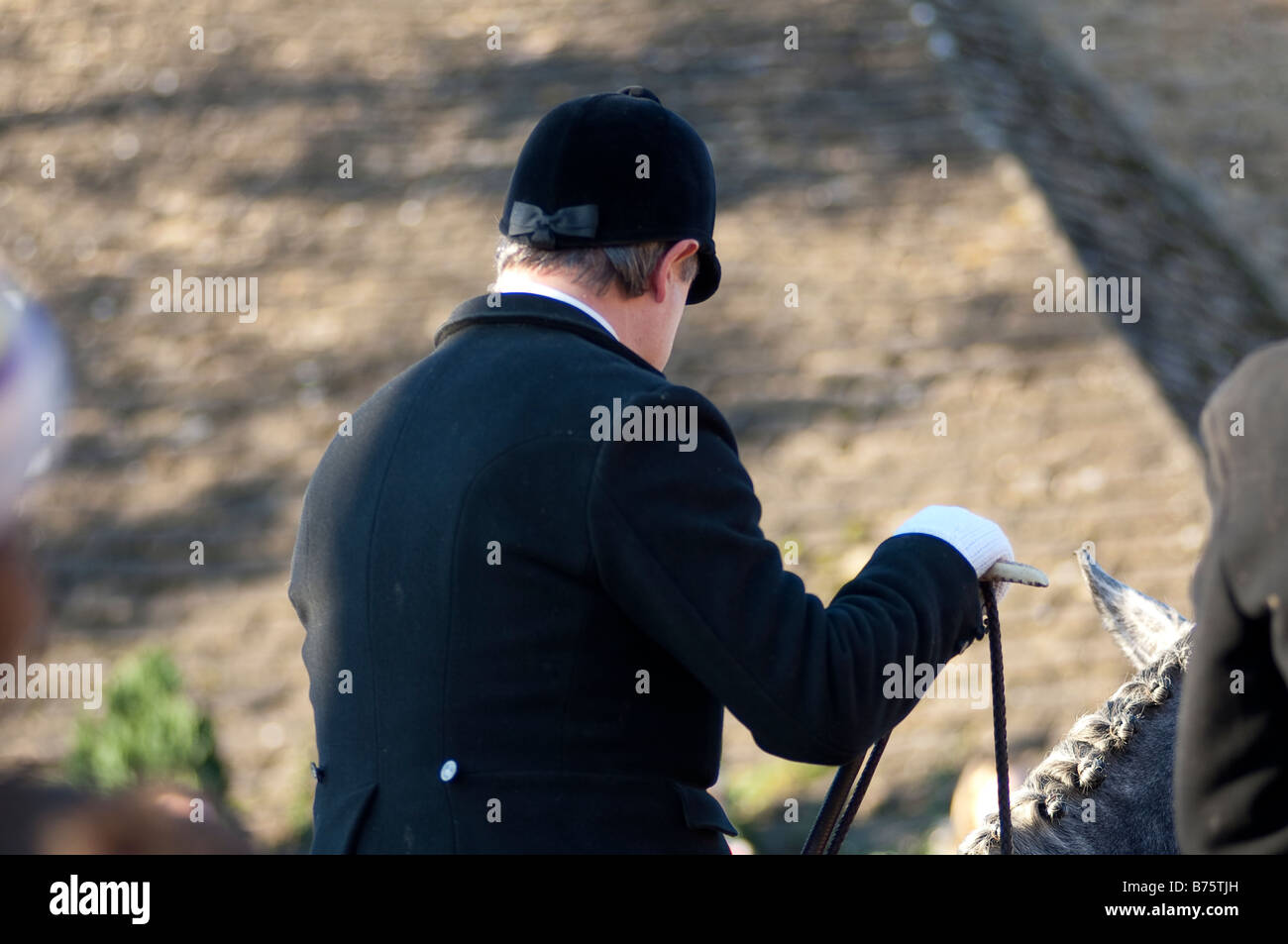 Teh Avon Vale Hunt on it's traditional Boxing day Fox Hunt Stock Photo ...