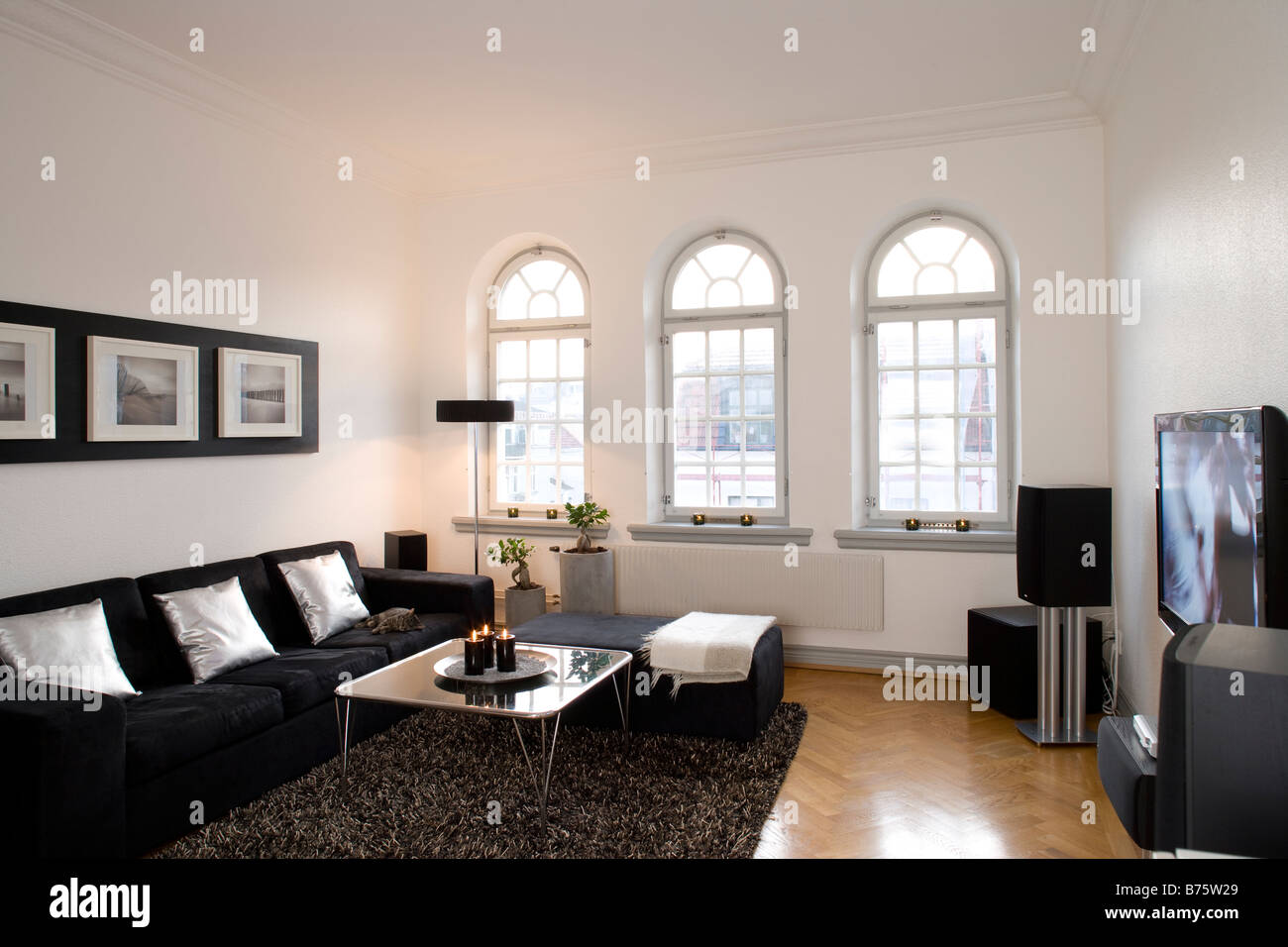 livingroom in sweden Stock Photo - Alamy