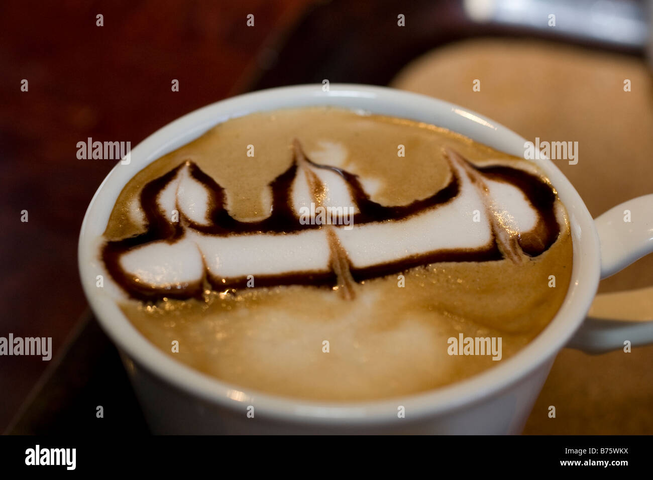 Castle on the Coffee Stock Photo - Alamy