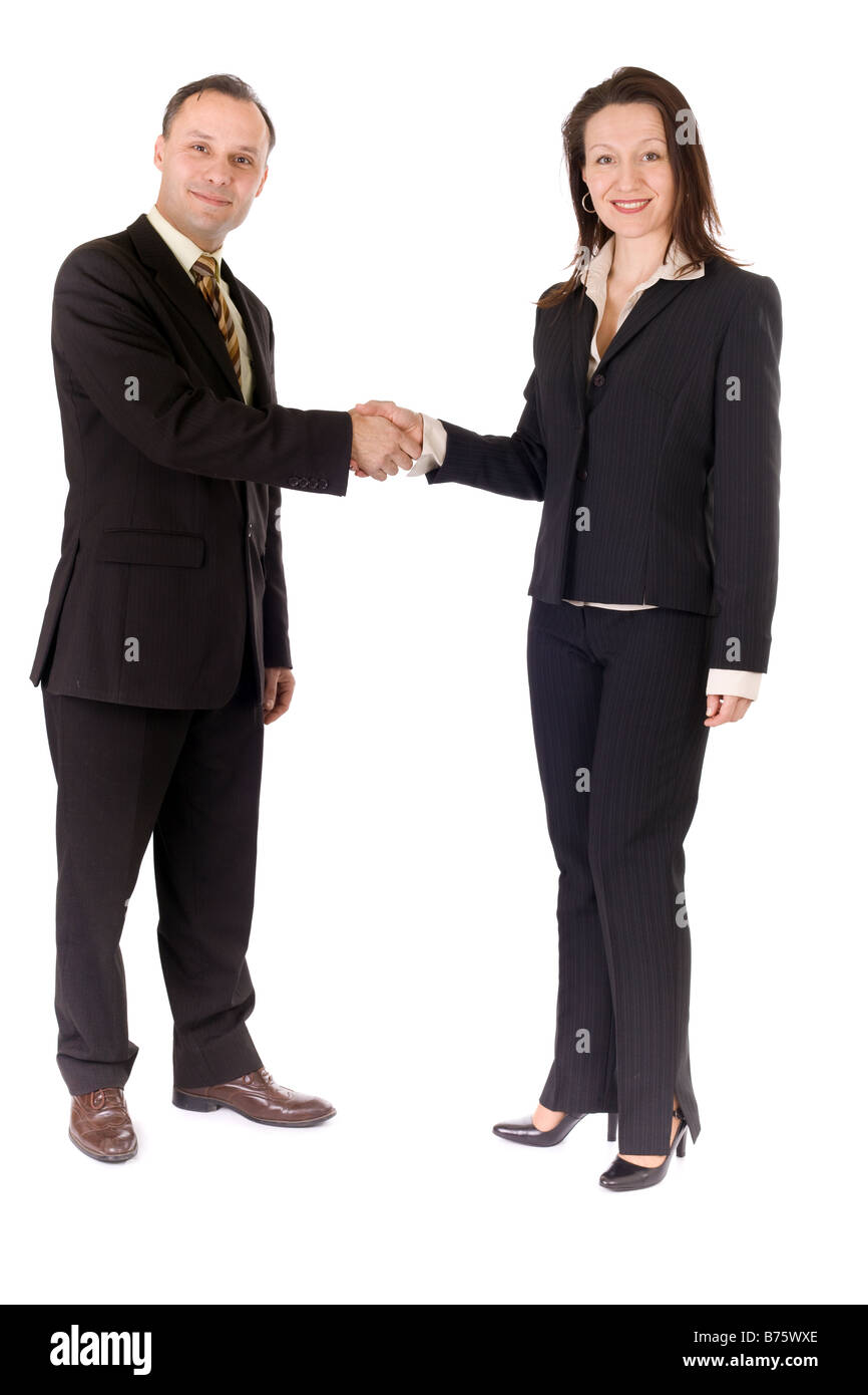 Shaking hands handshake Cut Out Stock Images & Pictures - Alamy