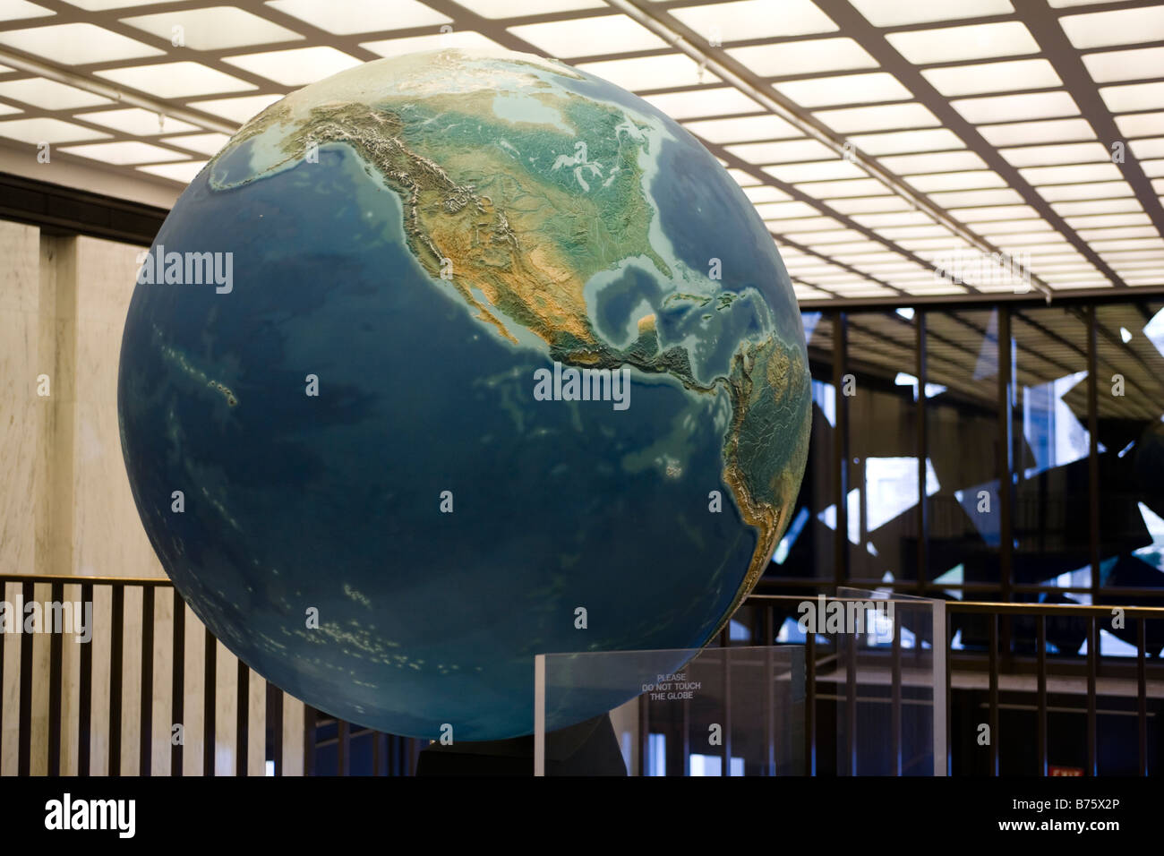 Wold globe at Library of Congress, James Madison building - Washington ...