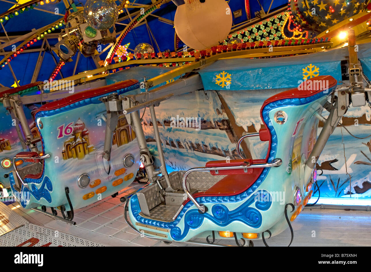 Fairground Waltzer Ride Stock Photos & Fairground Waltzer Ride Stock ...