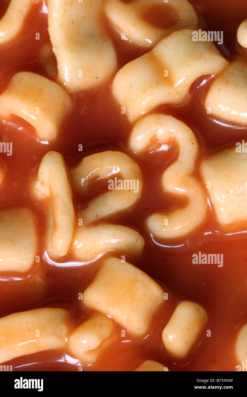 Spaghetti numbers one two three hi-res stock photography and images - Alamy