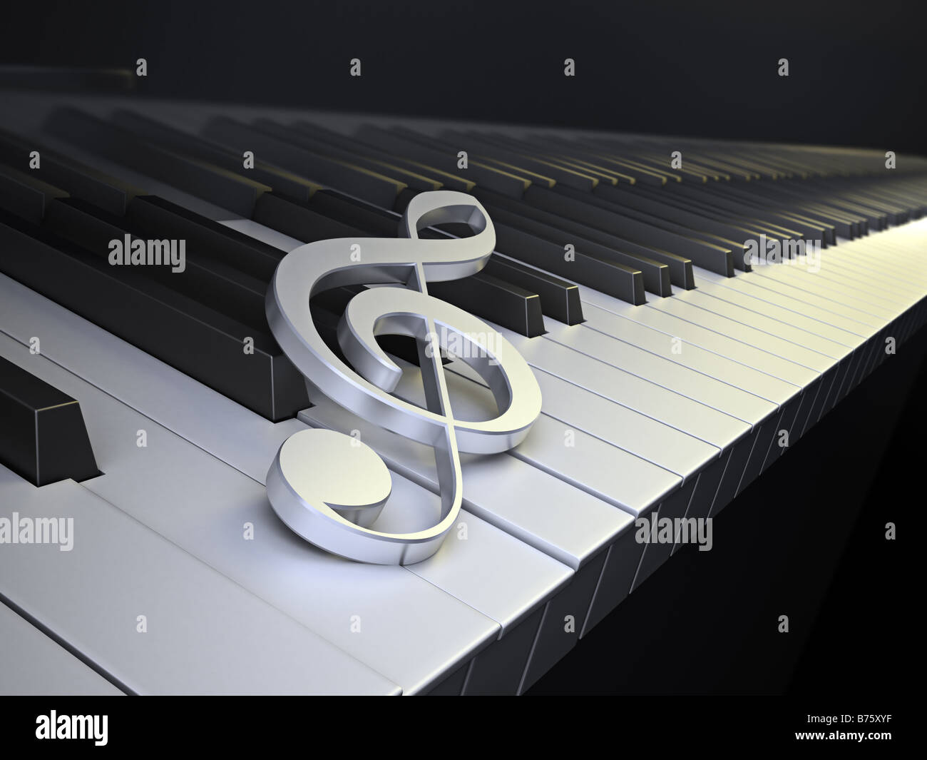 The G-Clef symbol Stock Photo - Alamy