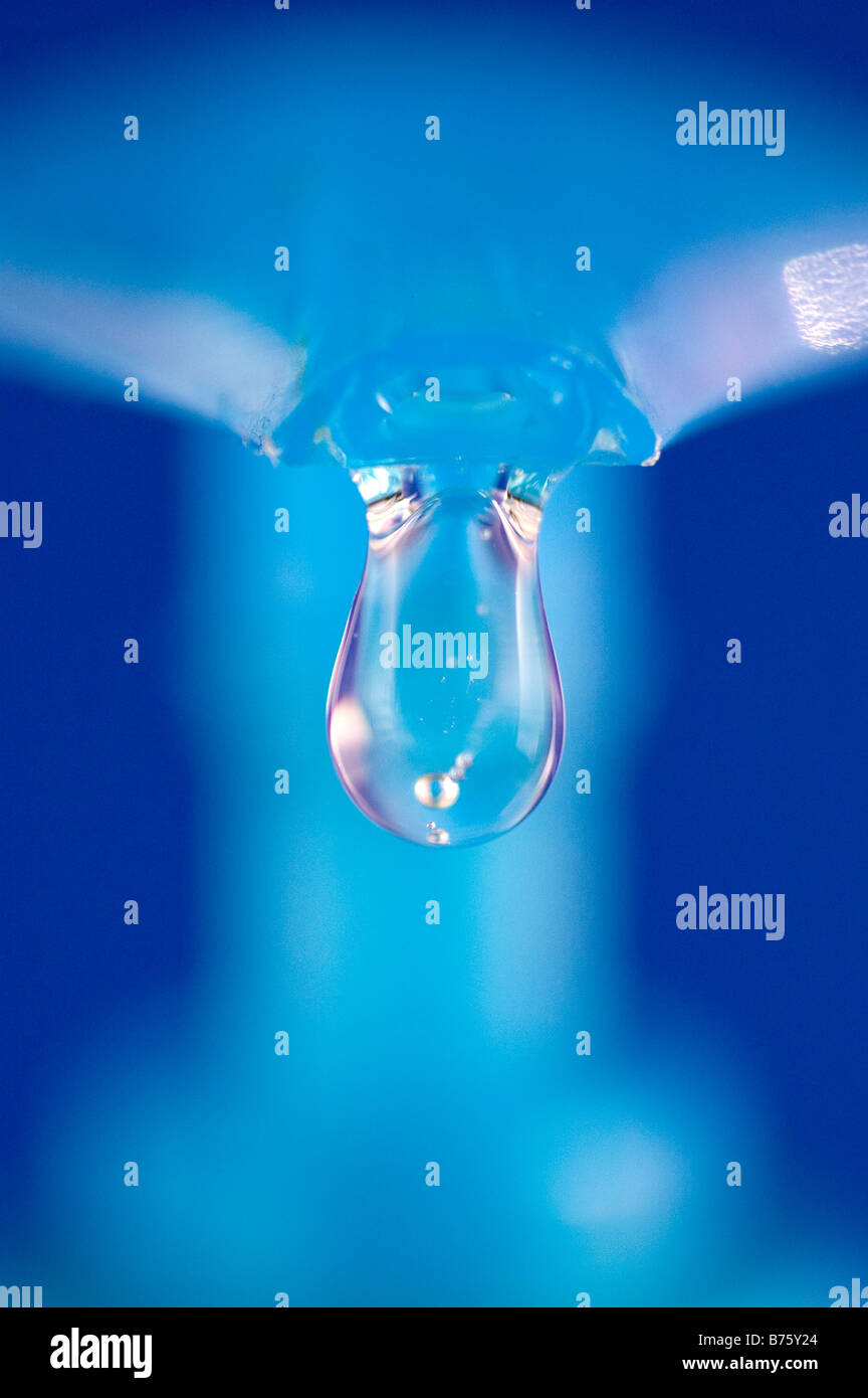 Soap drop hanging Stock Photo - Alamy