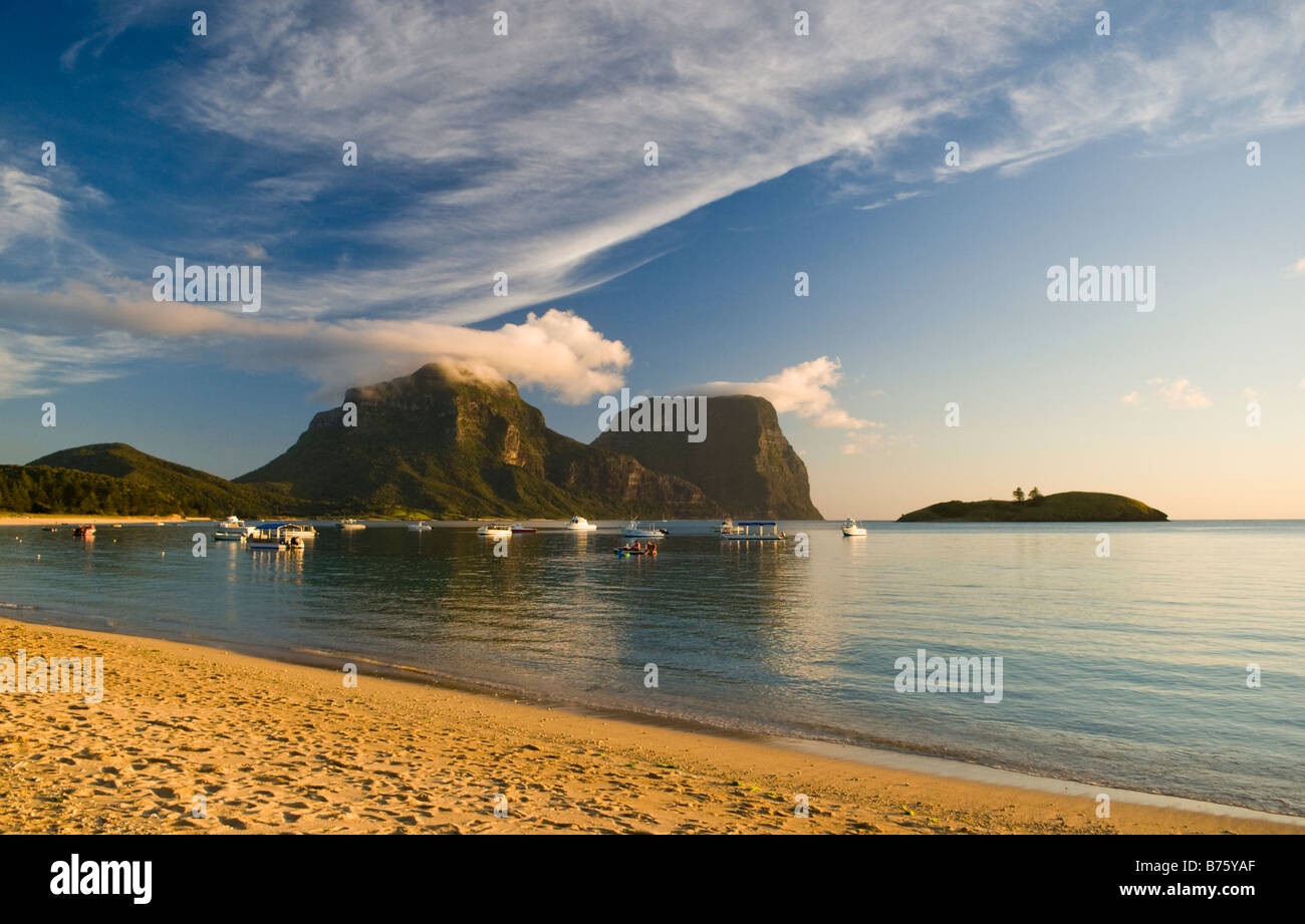 "Beach and lagoon on Lord Howe Island NSW Australia Stock Photo - Alamy