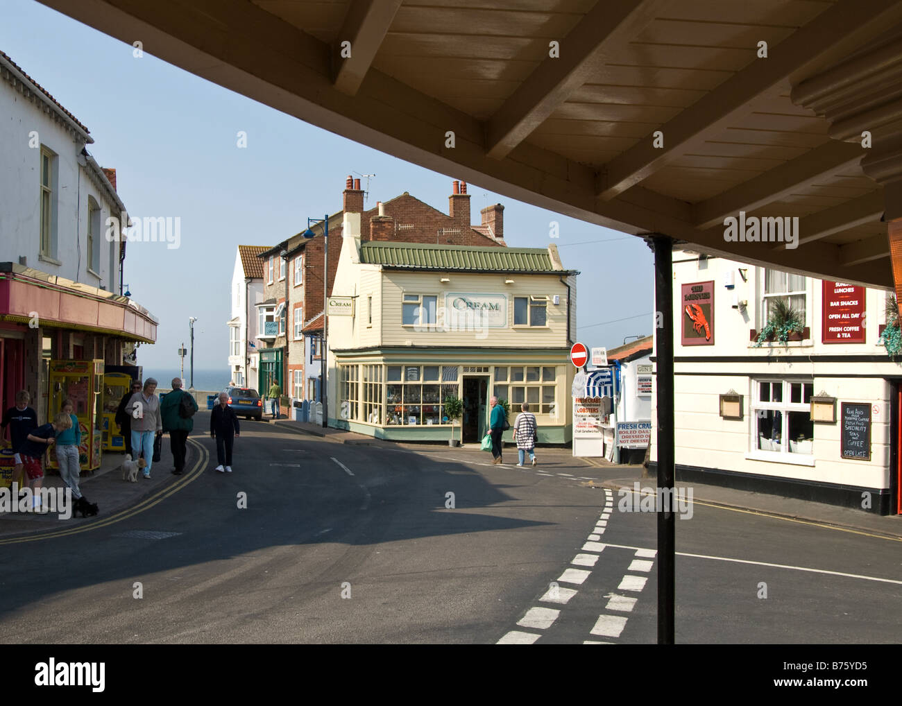 Sheringham High Street, Norfolk UK Stock Photo - Alamy