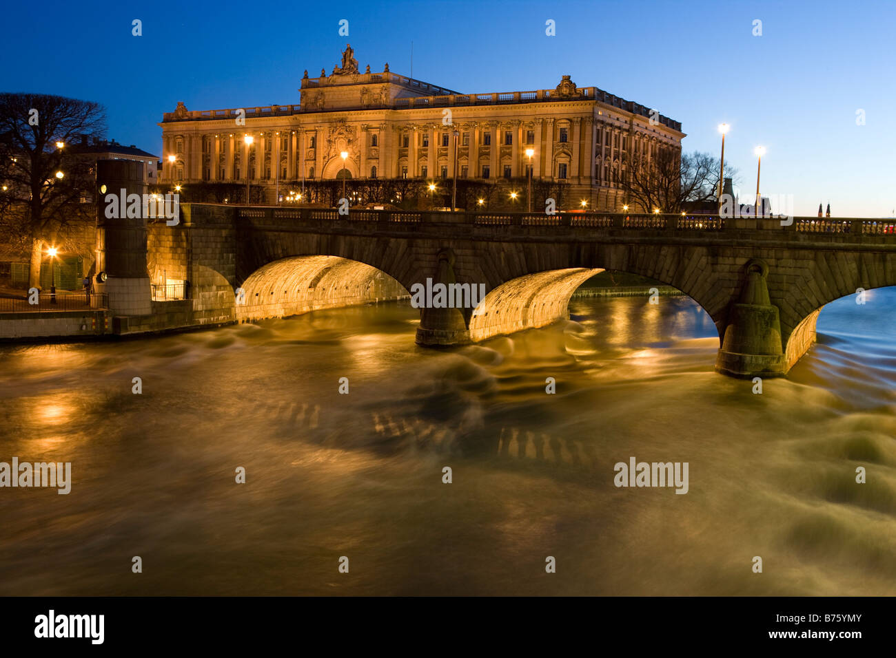 Stockholm night photography hi-res stock photography and images - Alamy
