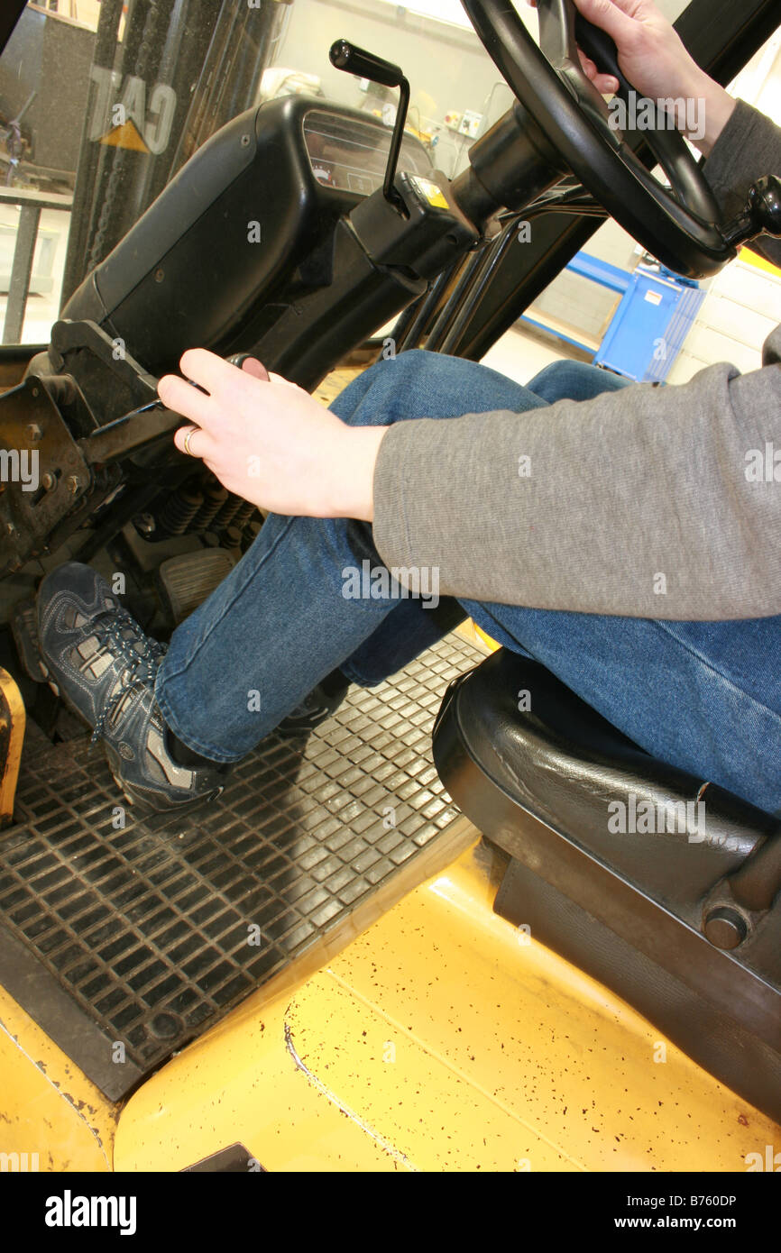 Forklift controls hi-res stock photography and images - Alamy