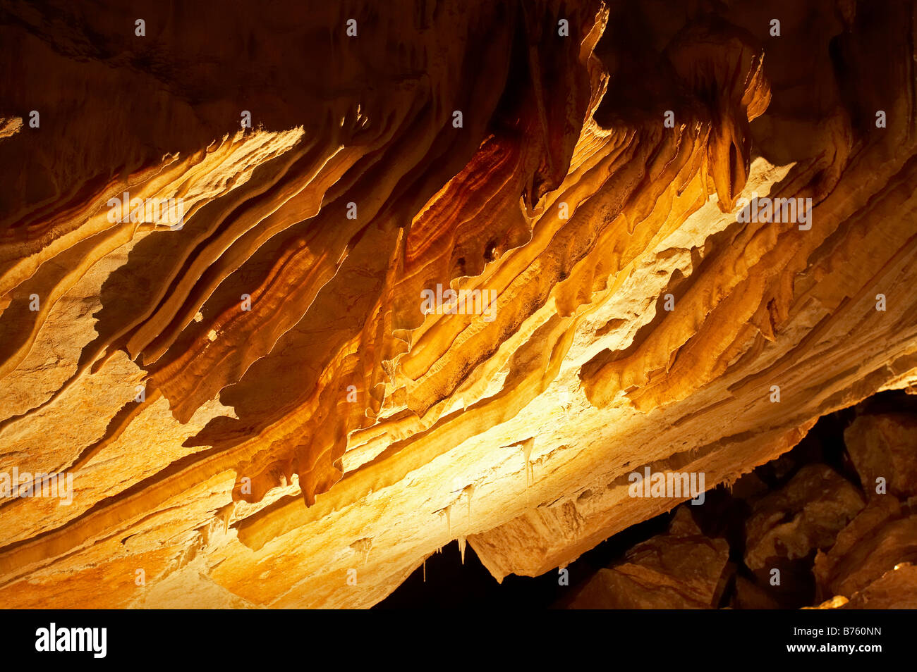 Limestone Formations Lucas Cave Jenolan Caves Blue Mountains New South ...