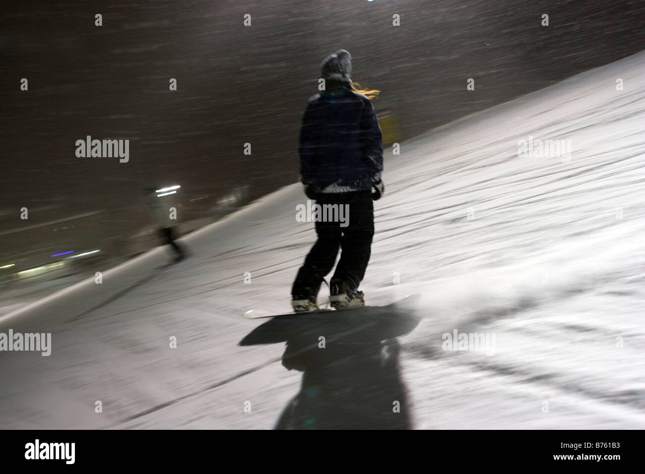Night skiing in Niseko, Japan Stock Photo - Alamy