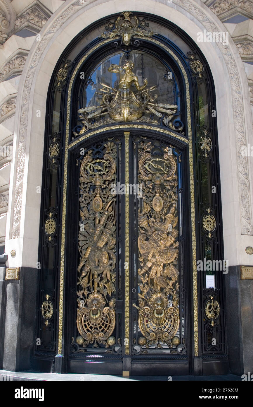 Ornate doors of the Centro Naval Navy Centre Buenos Aires Argentina ...