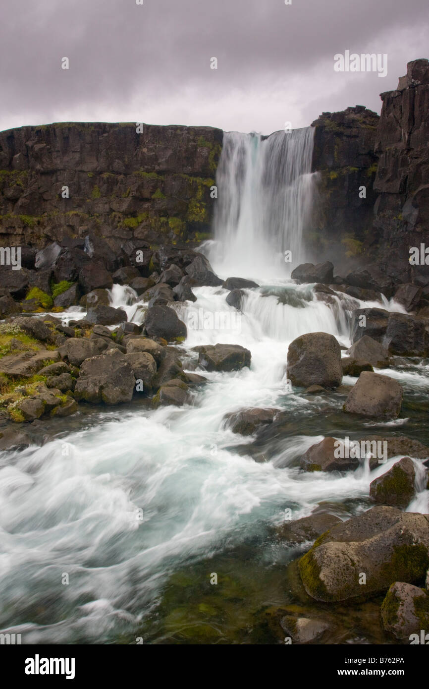 Oxarafoss falls hi-res stock photography and images - Alamy