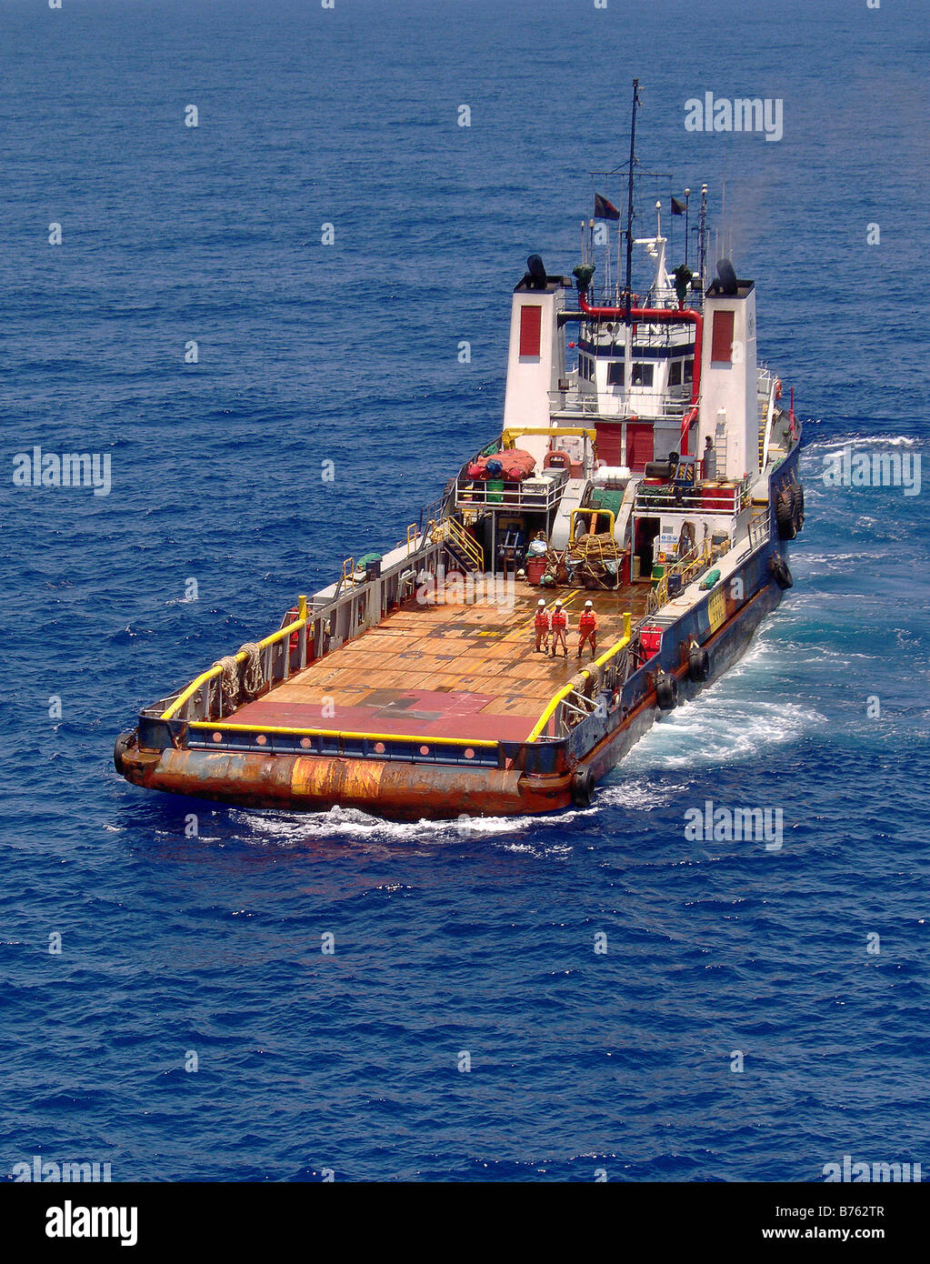 OIL RIG SUPPLY SHIP Stock Photo - Alamy