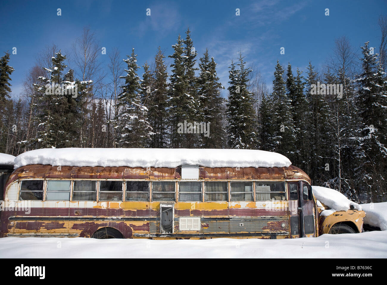 Bus Stuck In Snow High Resolution Stock Photography and Images - Alamy