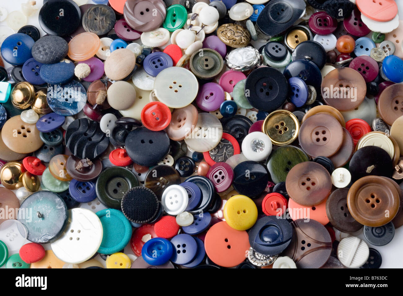 Large collection of a variety of buttons Stock Photo - Alamy