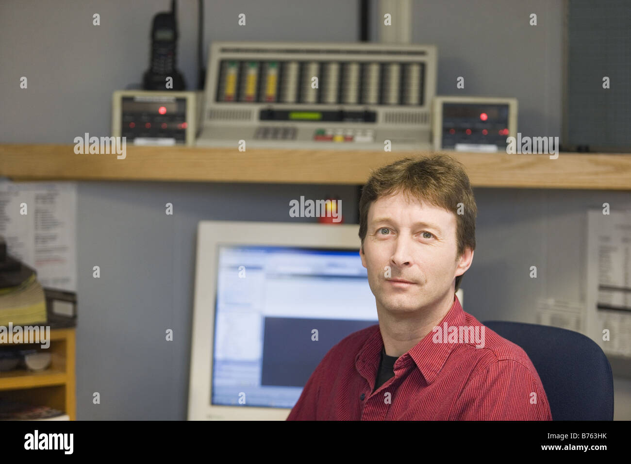 One man operations hi-res stock photography and images - Alamy