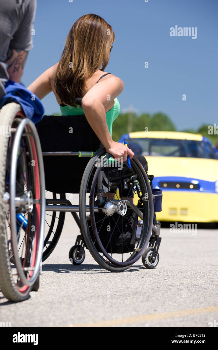 Racing wheelchairs hi-res stock photography and images - Alamy