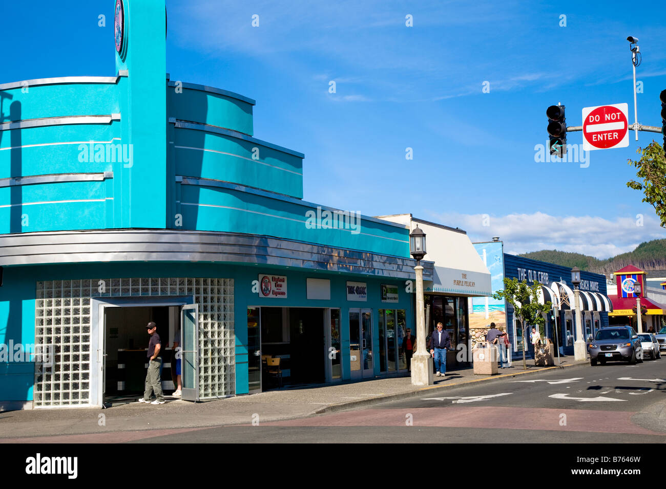 Broadway Street, Seaside, Oregon, USA Stock Photo - Alamy