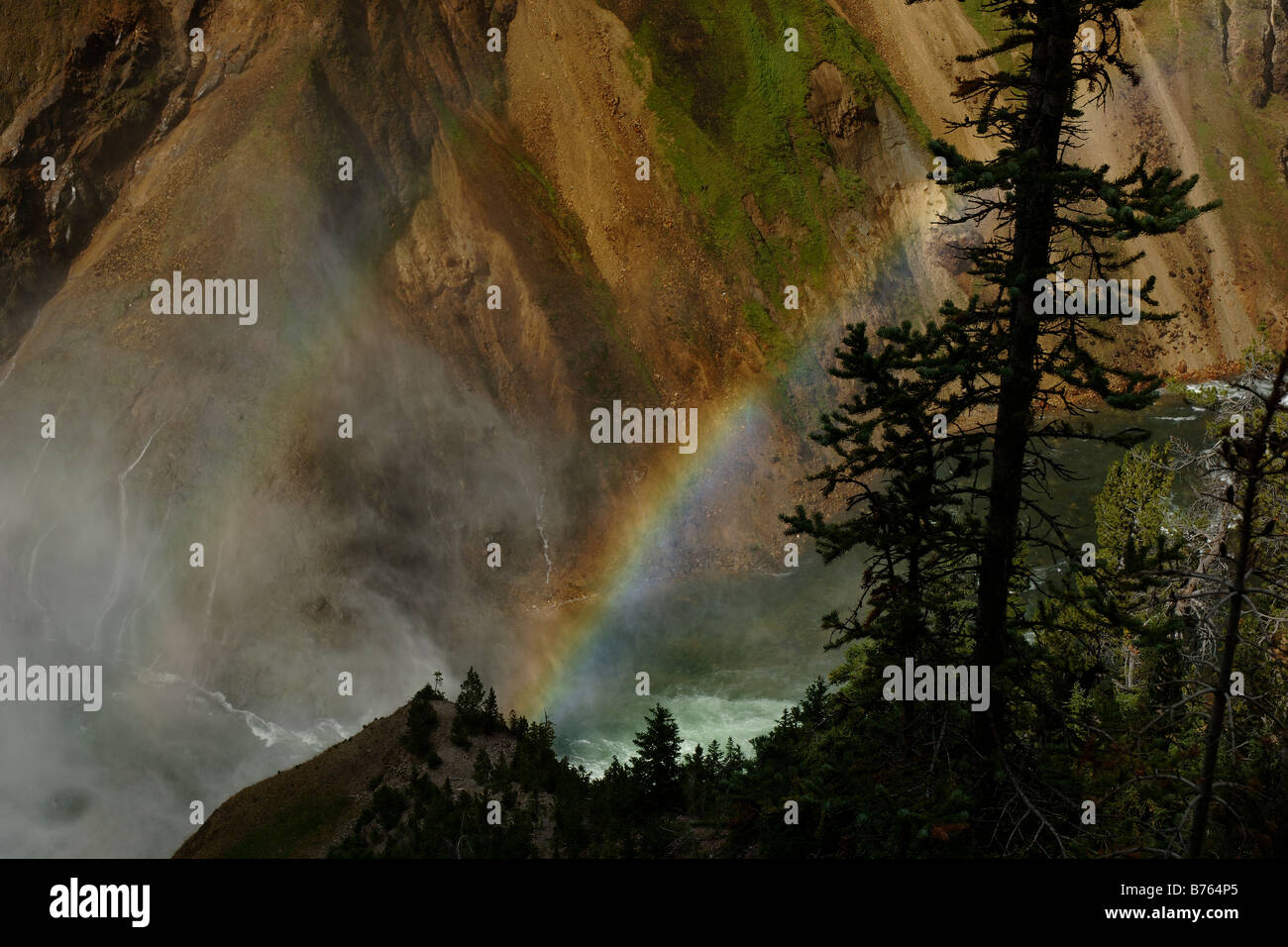 water rainbow arcobaleno waterfall river acqua cascata fiume Canyon di ...