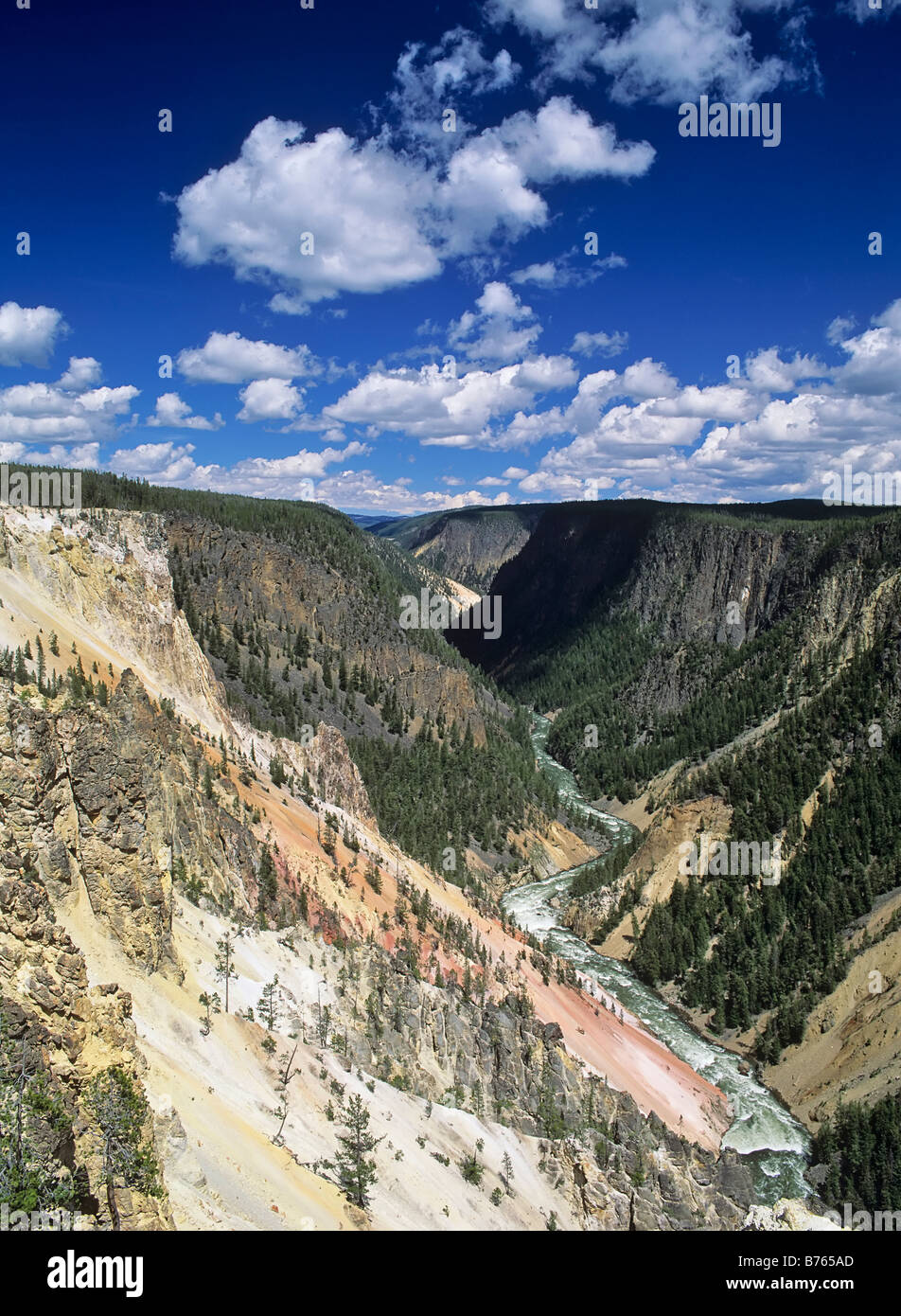 Inspiration Point Yellowstone NP USA Stock Photo - Alamy