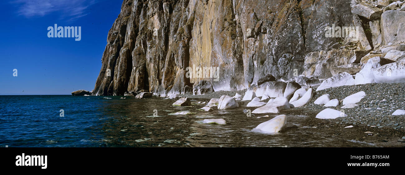 Saganzaba White Rock cliff Lake Baikal Russia Stock Photo - Alamy