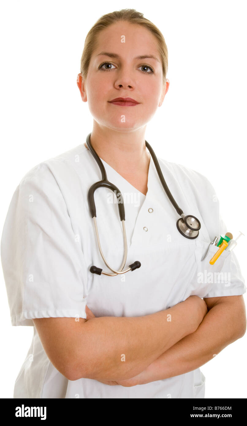 Serious nurse hi-res stock photography and images - Alamy