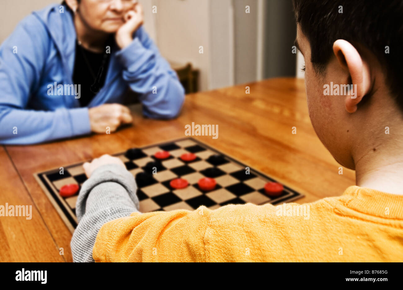 Checkers match hi-res stock photography and images - Alamy
