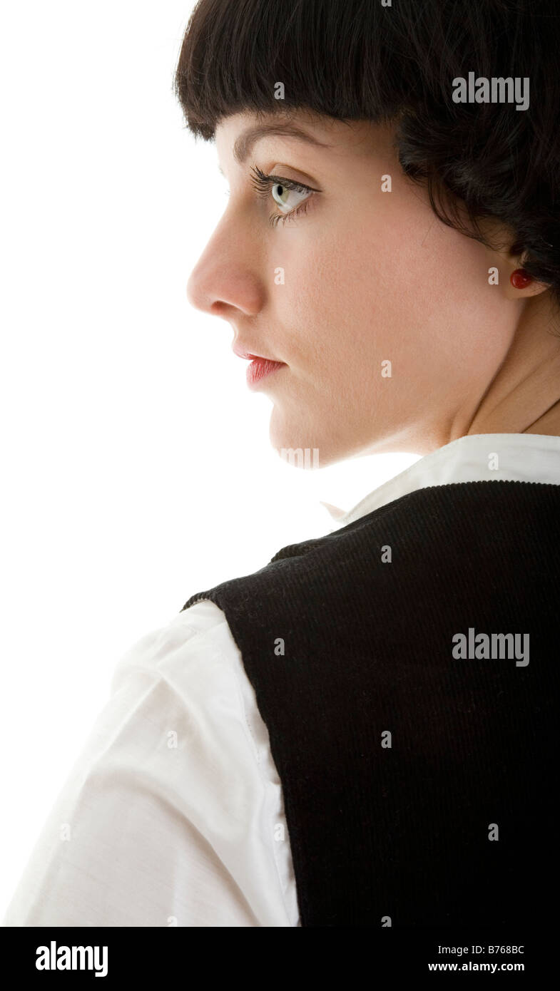 Woman profil profile hi-res stock photography and images - Alamy