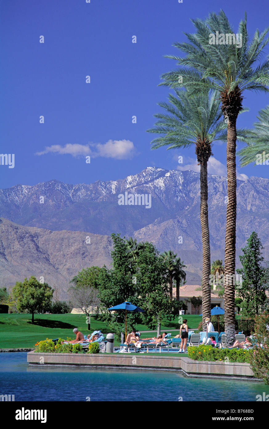 Pool, Marriott's Desert Springs Resort, Palm Desert, California (DT ...