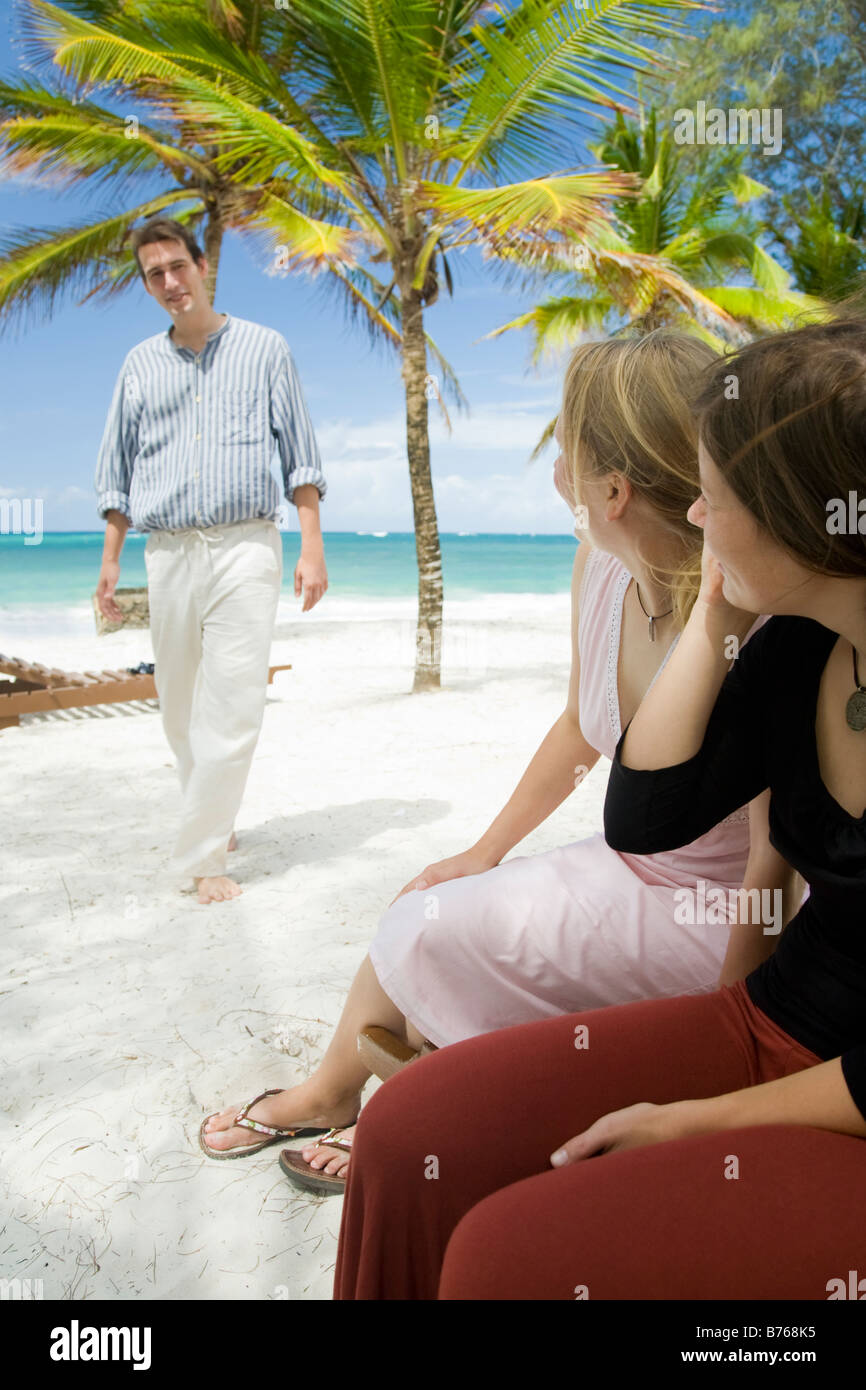 flirt on the beach Stock Photo - Alamy