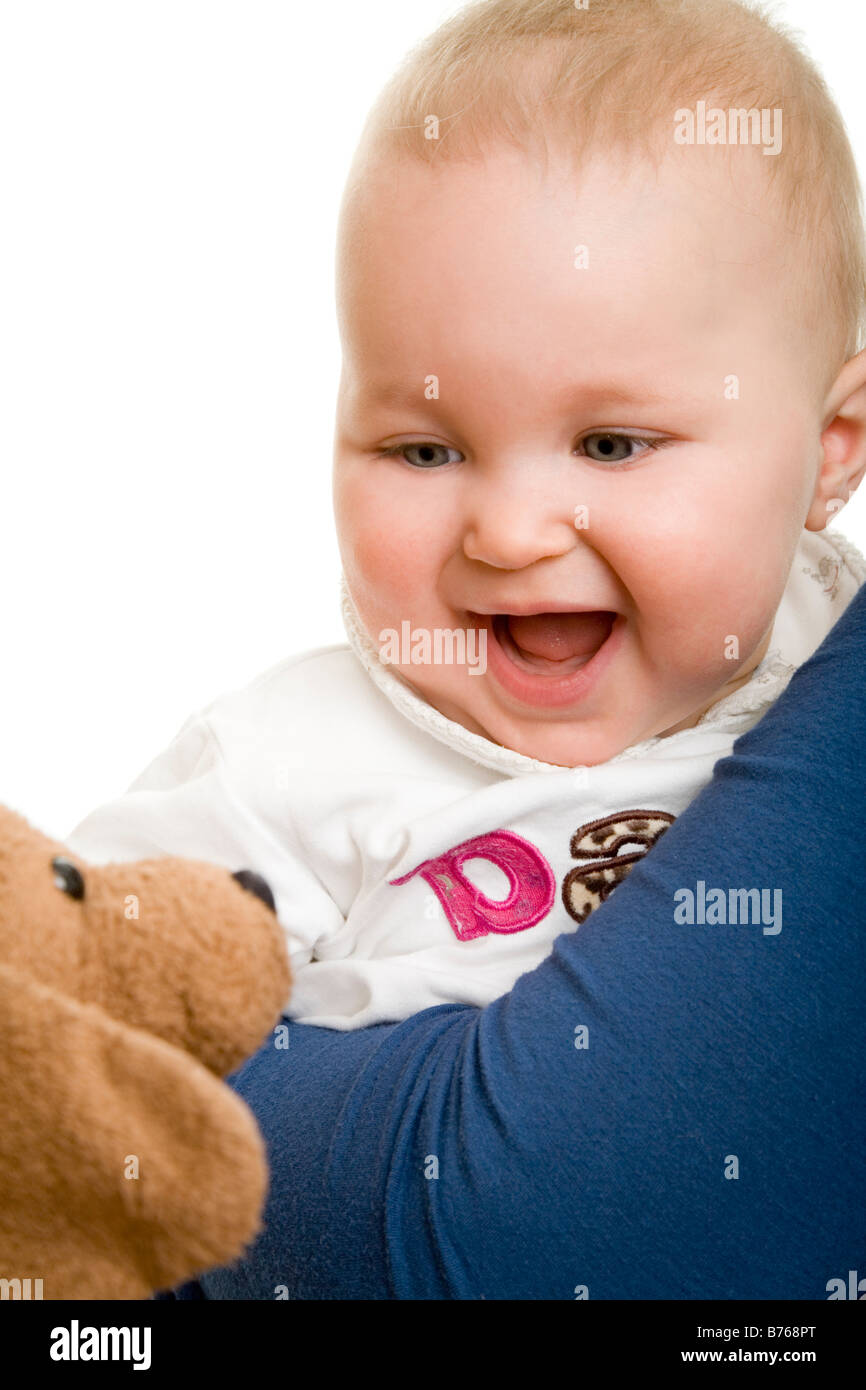 baby being glad Stock Photo - Alamy