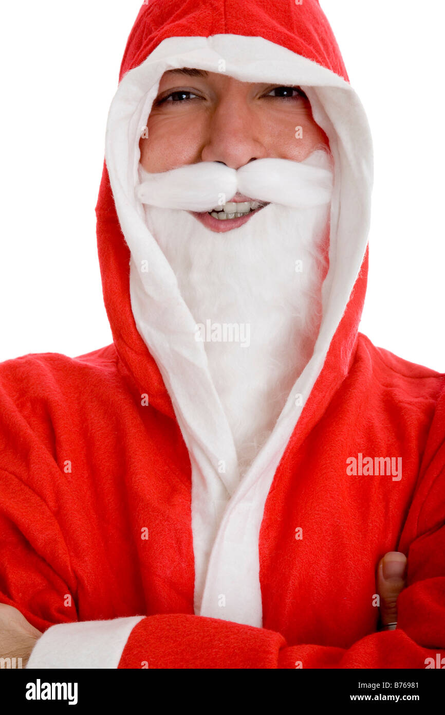 santa claus smiling Stock Photo - Alamy