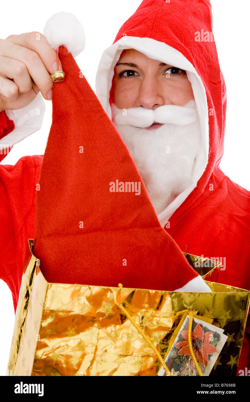 santa with presents Stock Photo - Alamy